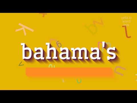 How to say "bahama's"! (High Quality Voices)