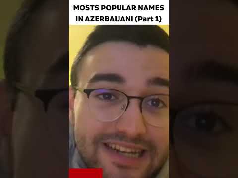 What are the Most Popular Azerbaijani Names? #shorts