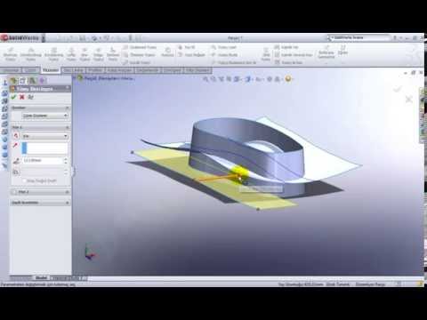 Slipper Base Design (Surface Modeling) With Solidworks