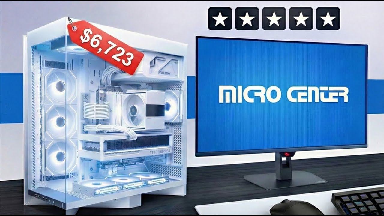 I Built a MAXED Out Gaming PC From Microcenter!