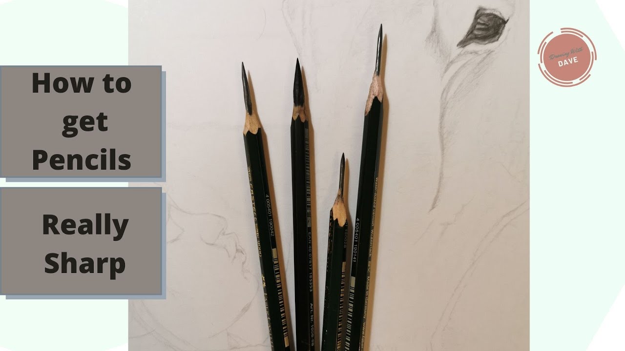 how to get pencils really sharp, my sharpening process