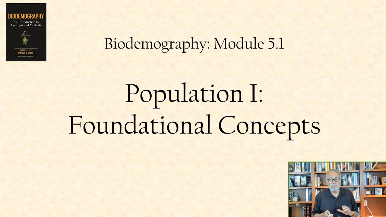 Population I: Foundational concepts