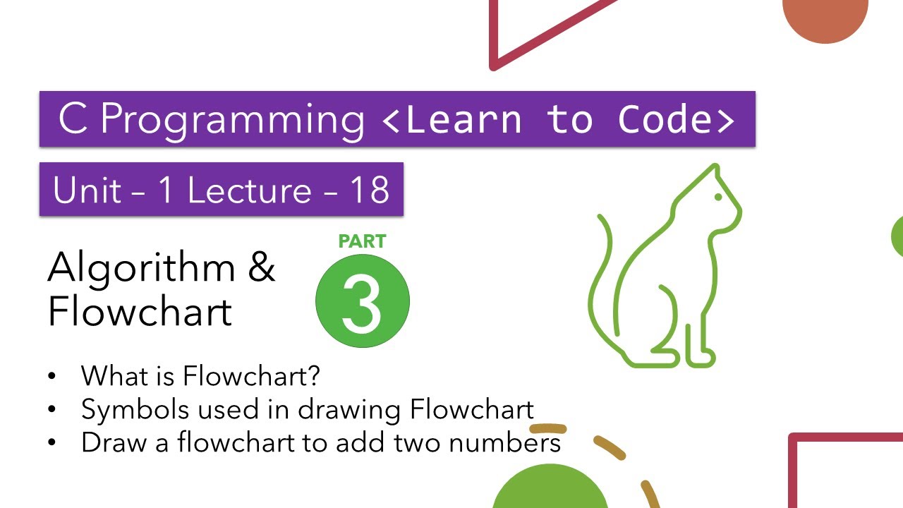 Unit-1 Lecture-18 Algorithm and Flowchart Part-3
