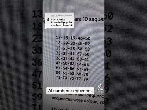Check these AI lottery numbers