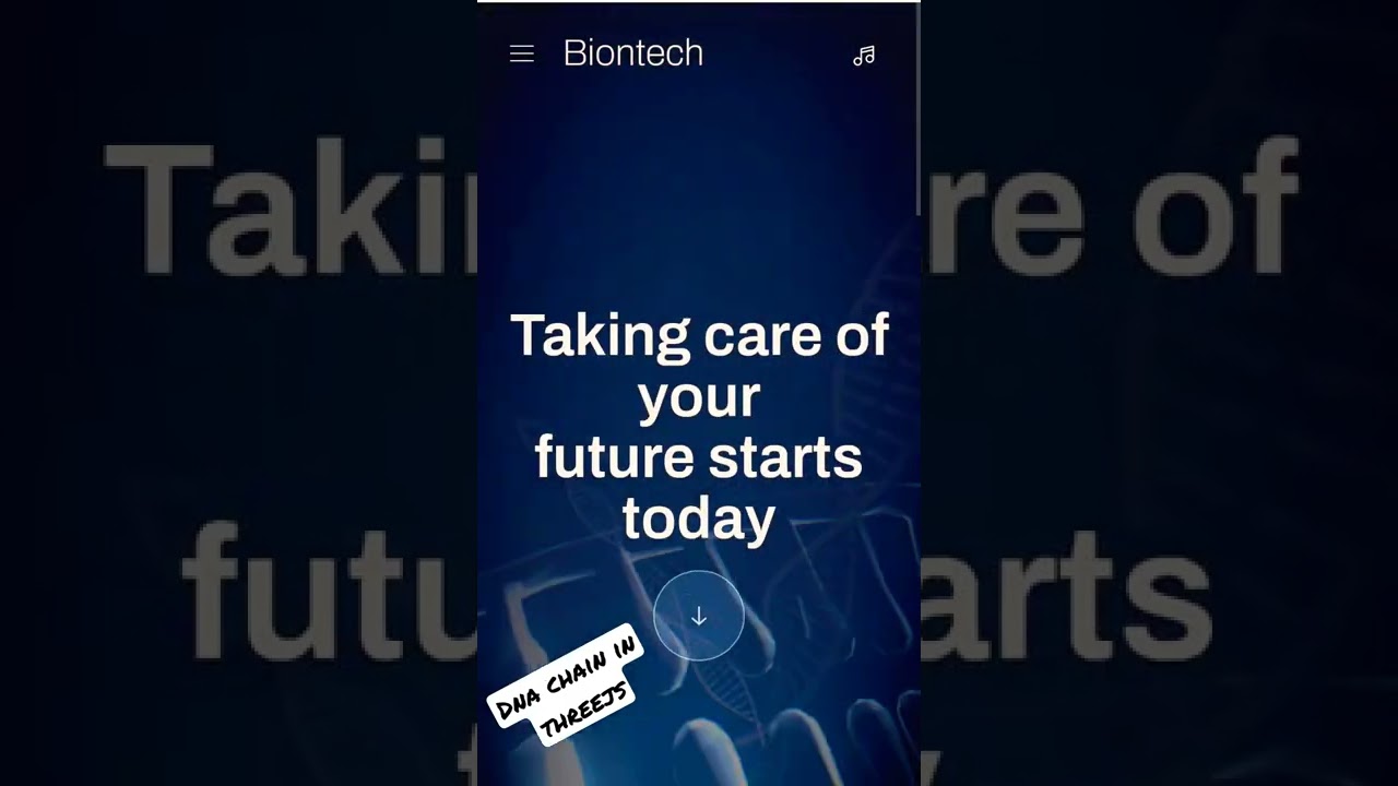 My new theeejs experiment using dna chain and lots of post effects