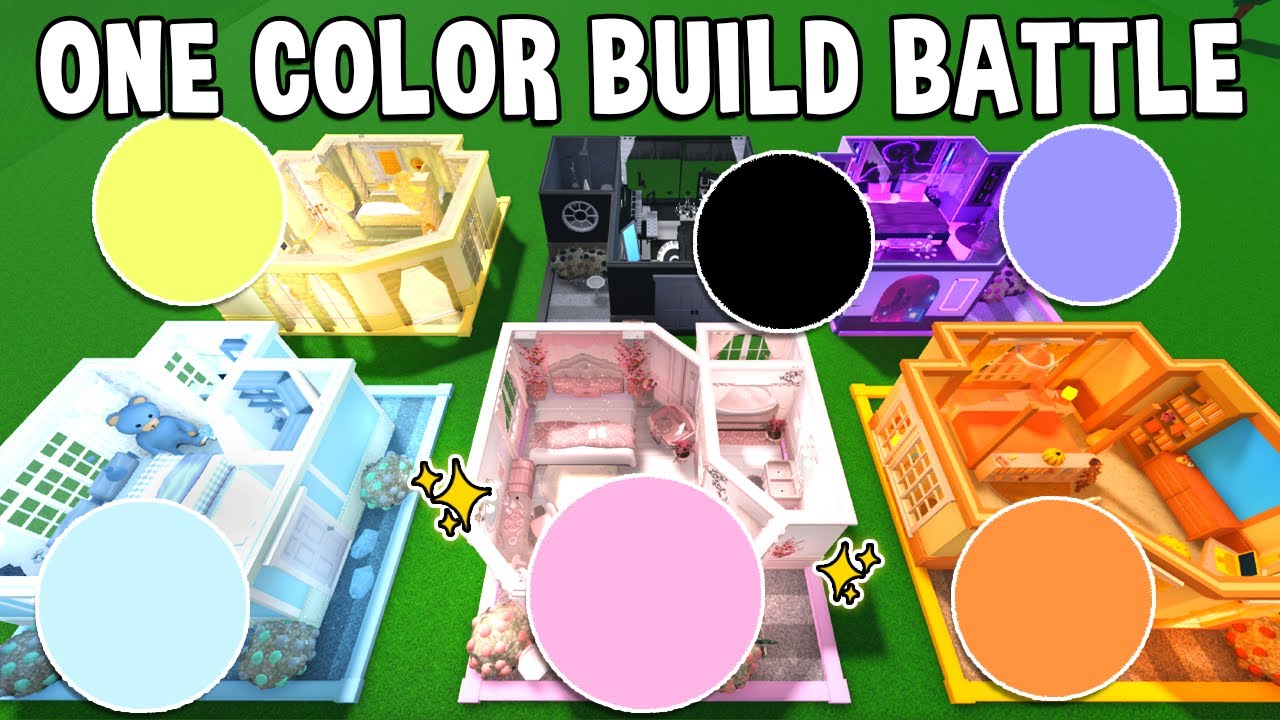MEGA One Color Bedroom Build-Off CHALLENGE!