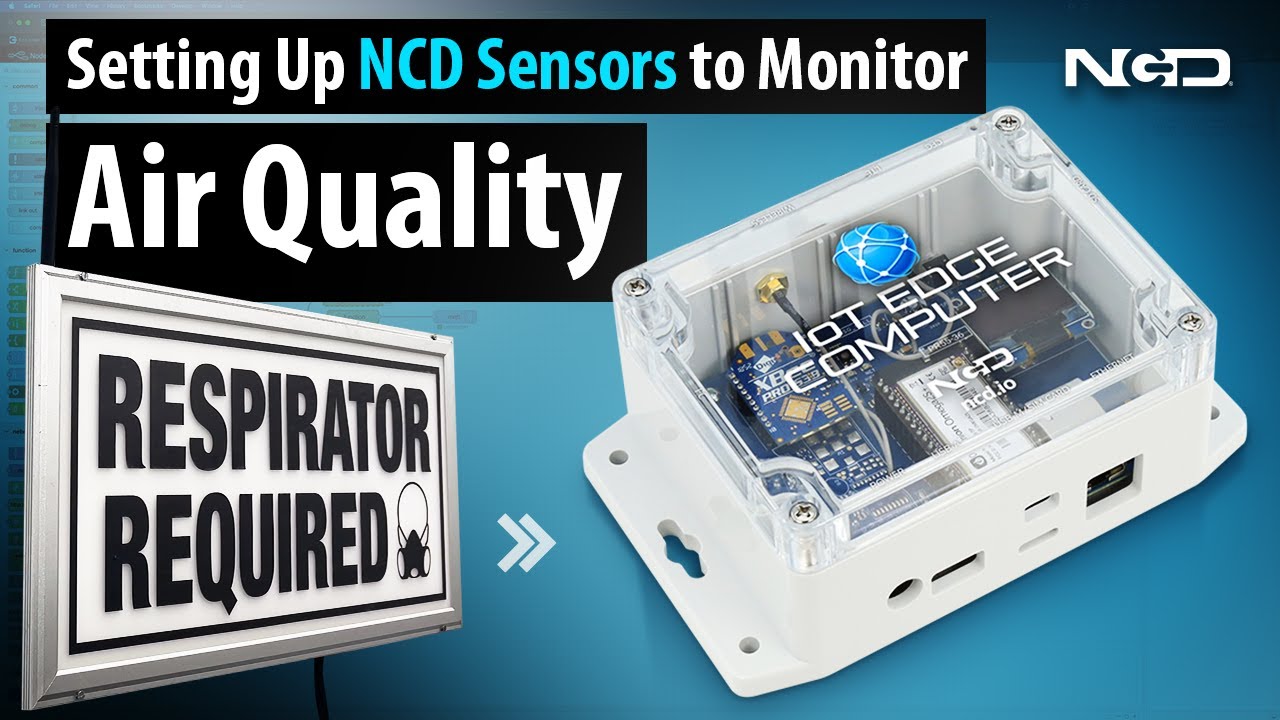 Using NCD Wireless Air Quality Sensor with Node-Red