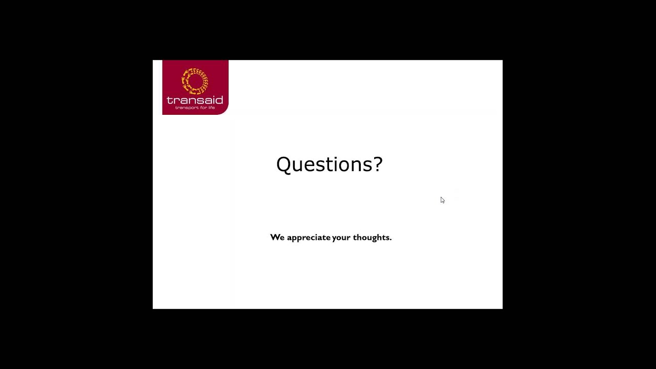 Transaid's Knowledge Centre Webinar