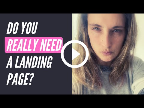 Do you really need a landing page?
