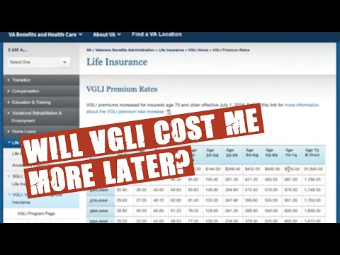 Will VGLI Cost Me More Later? - Veterans Benefits - Military Transition