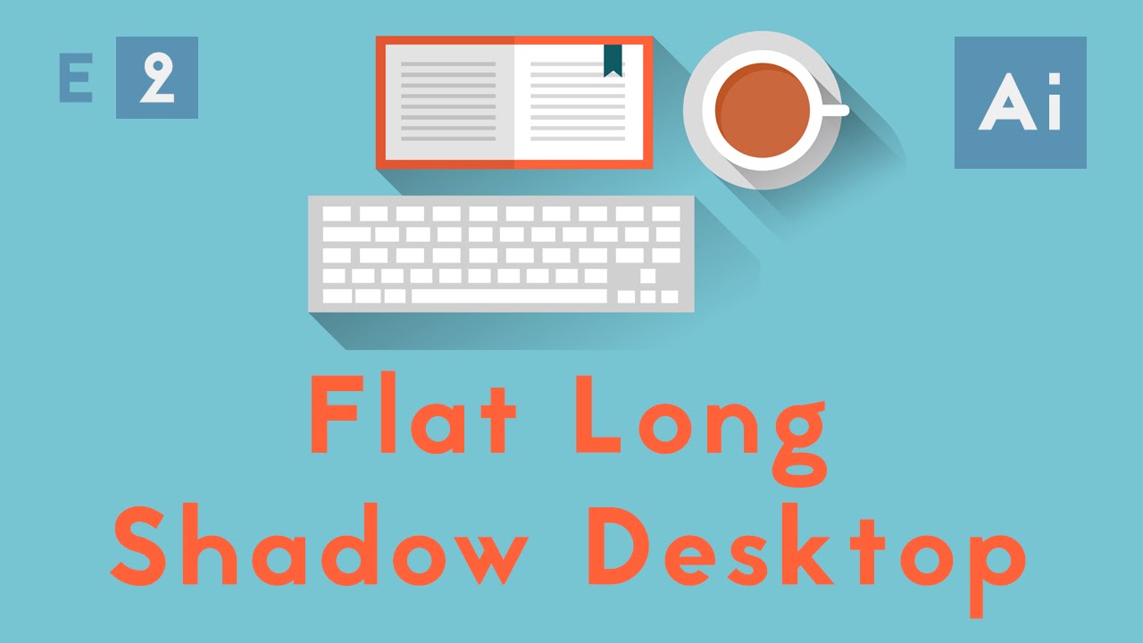 Flat Long Shadow Desktop - Part 1