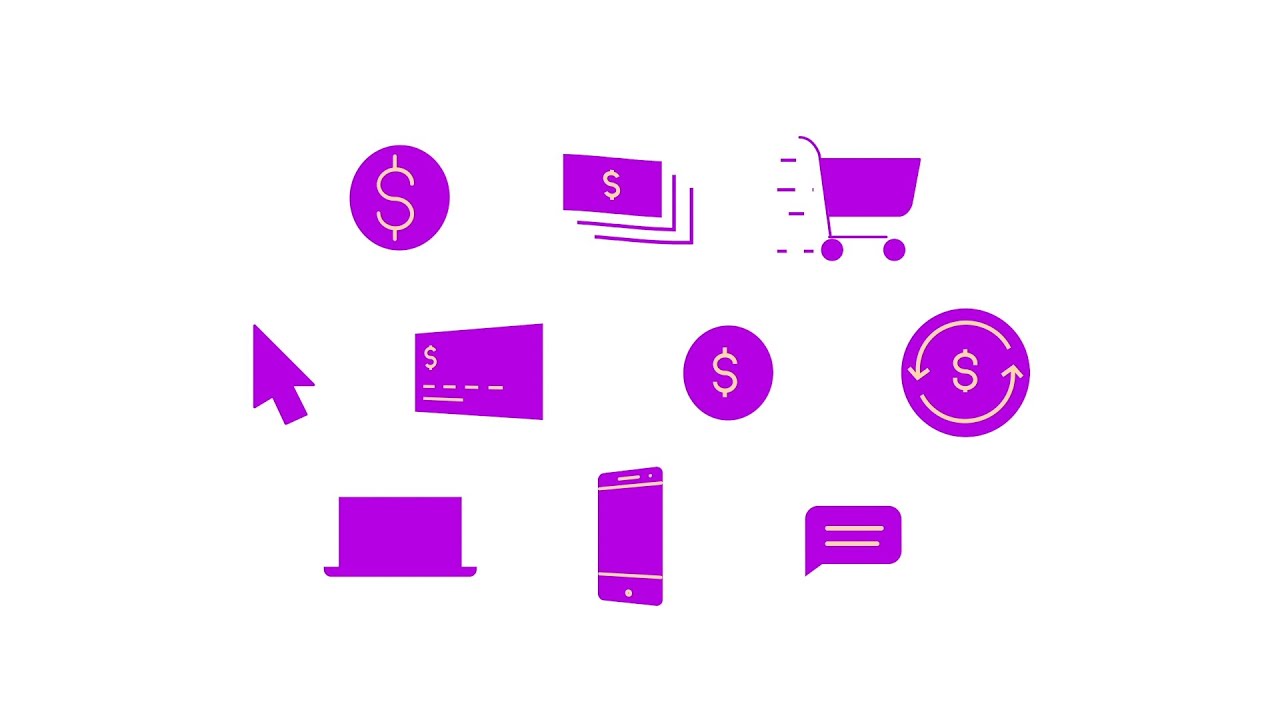 10 E-commerce Icons with Looping Animations