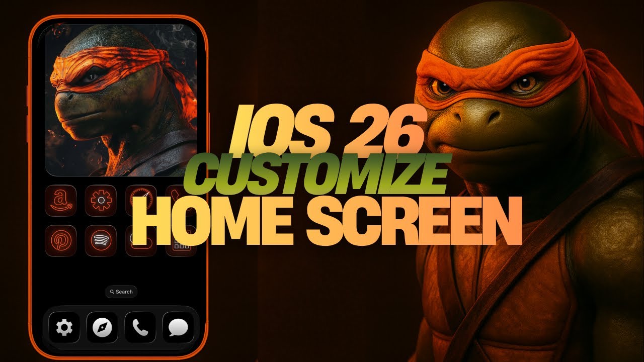 How to Customise your iPhone with iOS 26 | Home screen & Custom icons