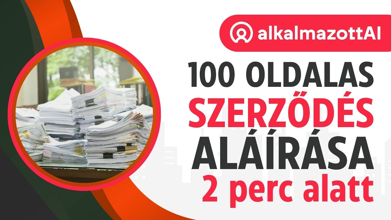 PDF szerződés aláírás online – 2 perc alatt, ingyen