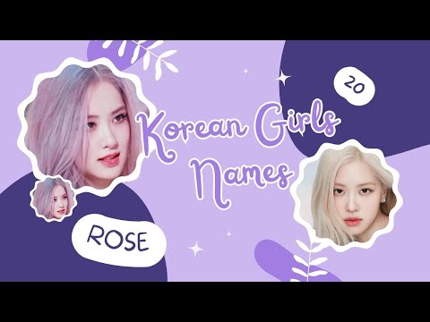 Korean Girls Name with Meaning