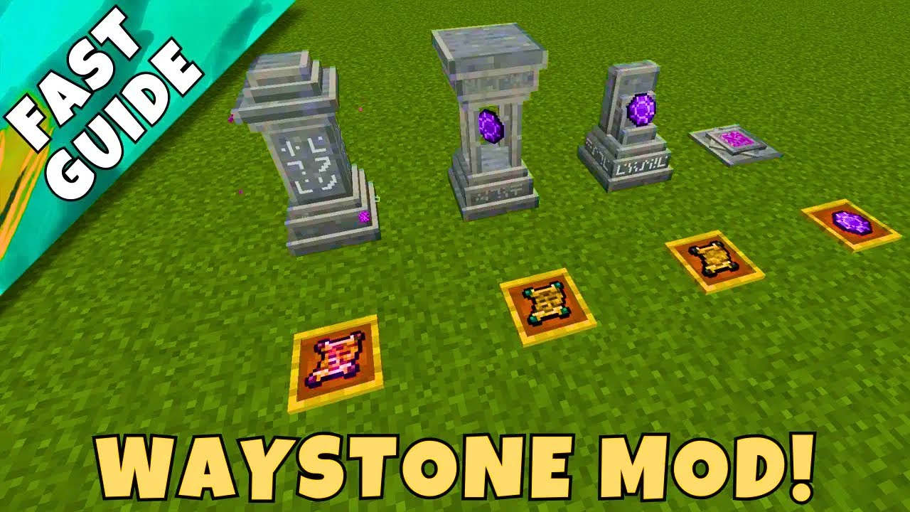Waystones mod - Fast tutorial guide / how to use