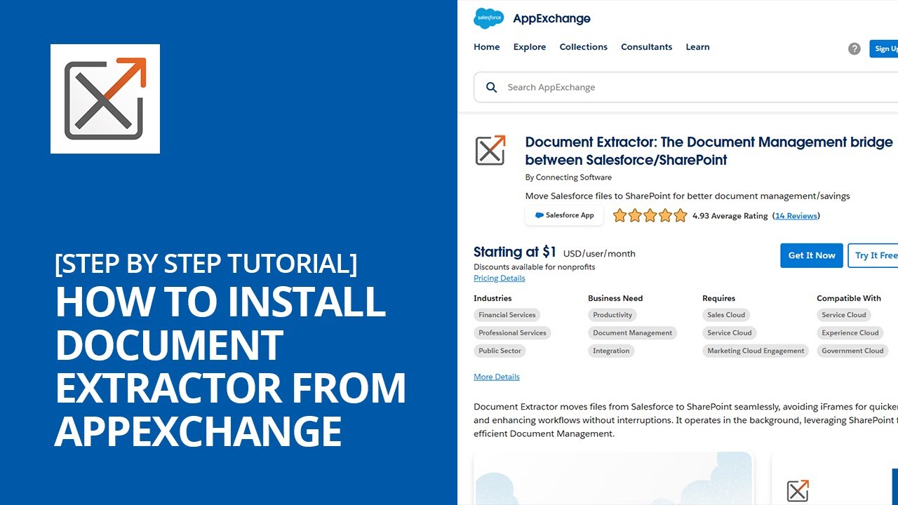 How to install Document Extractor from AppExchange - Step by Step