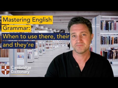 Mastering English Grammar: how to use there, their and they're