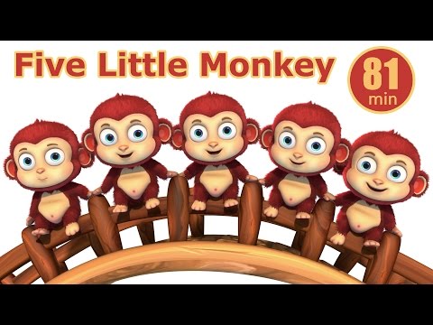 Five Little Monkey Jumping In The Pond | Nursery Rhymes from Jugnu kids
