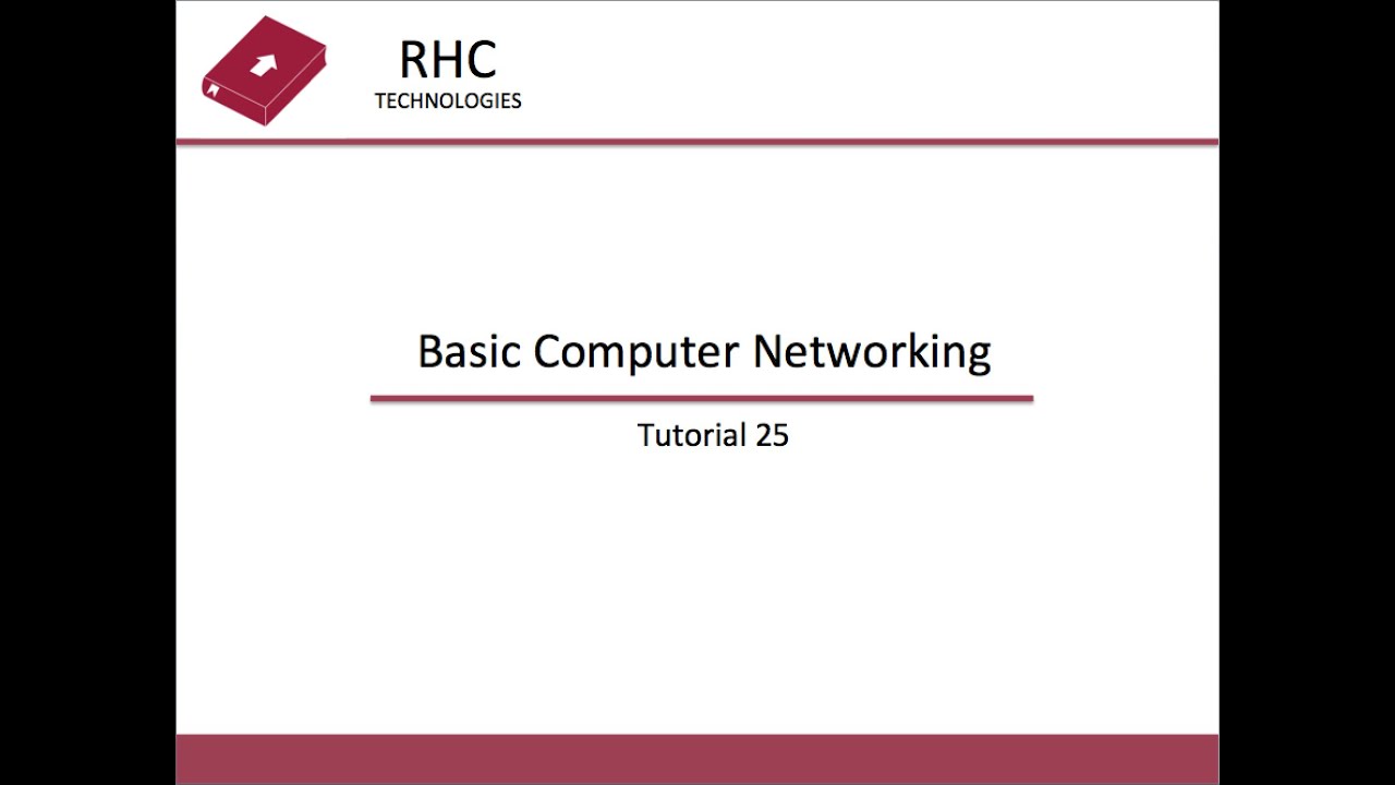 Basic Networking Tutorial - 25