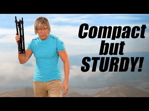 Sturdier Compact Light Stands for outdoor travel photography and video