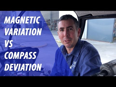 Magnetic Variation vs Compass Deviation - Flying Theory