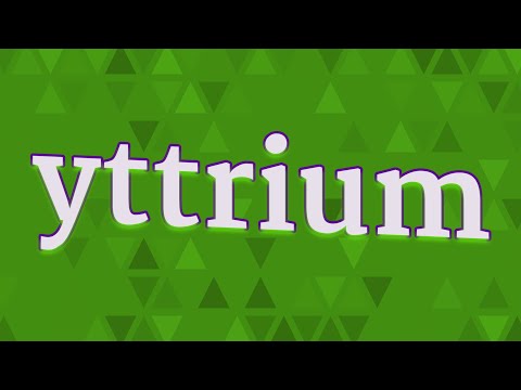 YTTRIUM pronunciation • How to pronounce YTTRIUM