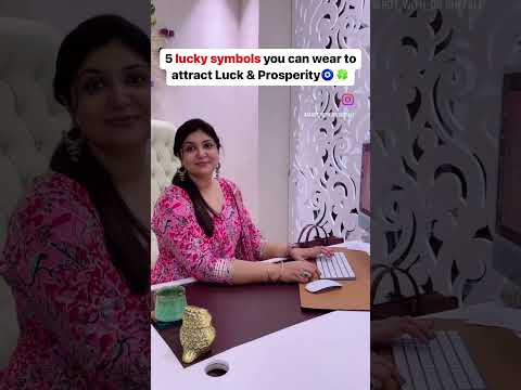 5 Lucky Symbols You Can Wear To Attract Luck & Prosperity 🧿🍀| Dr Shefali Gupta #shorts #youtubeshort