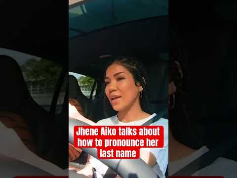 Jhene Aiko talks about how to pronounce her last name #jhenéaiko #singer #funny #spedsong