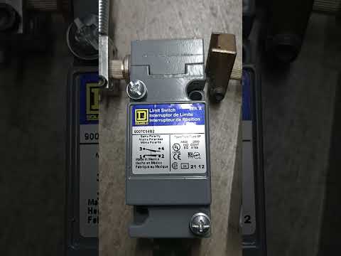 New Version of Limit switch, Square D, No more opening the cover, Screw type