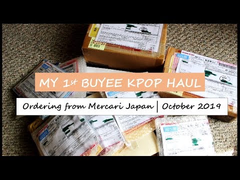 My 1st Buyee Kpop Haul Ordering from Mercari Japan | October 2019