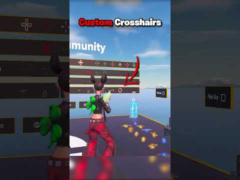 How to get CUSTOM Crosshair in Fortnite! 🤩