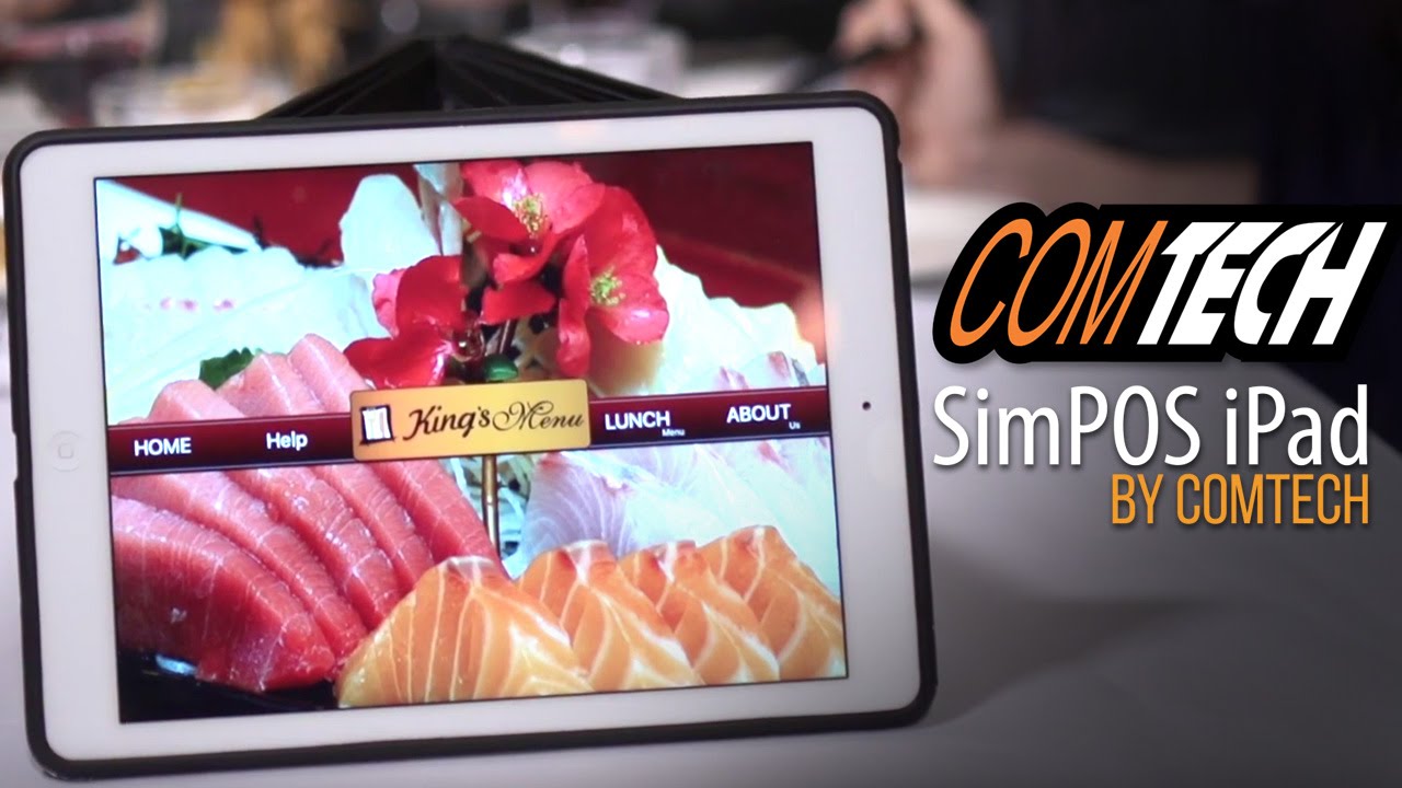 Comtech SimPOS iPad Menu