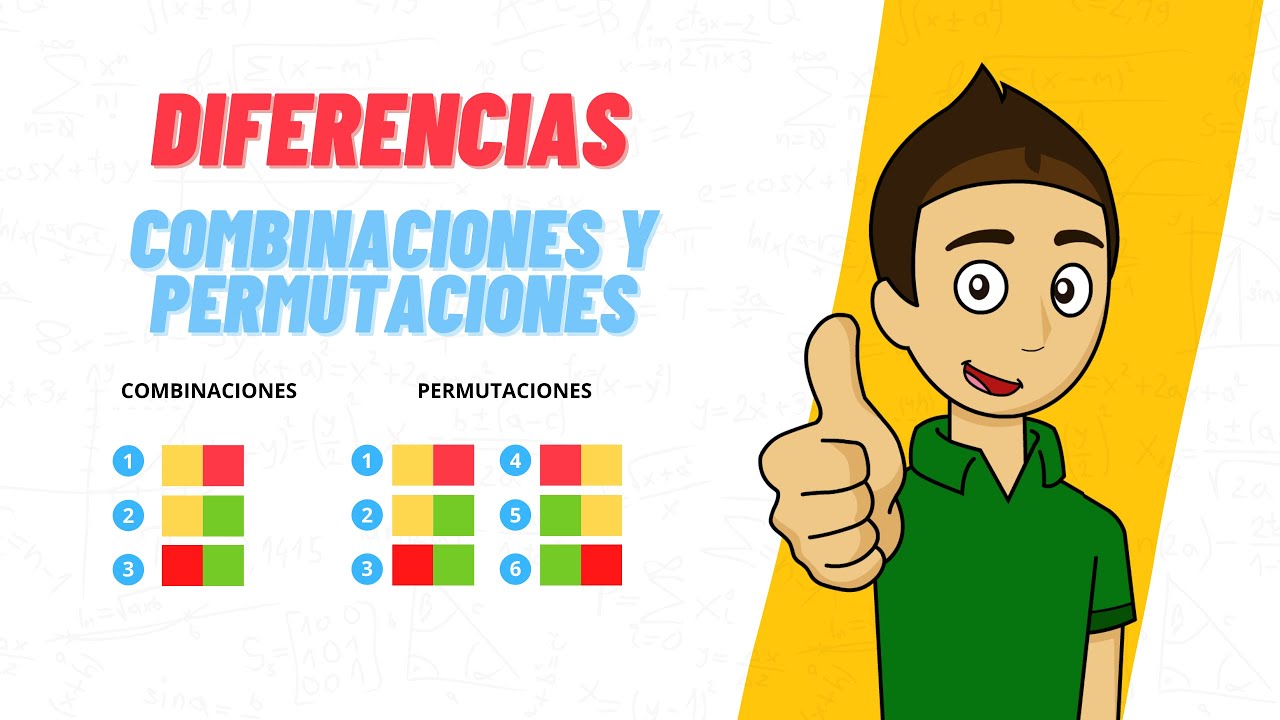 DIFFERENCE BETWEEN COMBINATIONS AND PERMUTATIONS Super easy - For beginners
