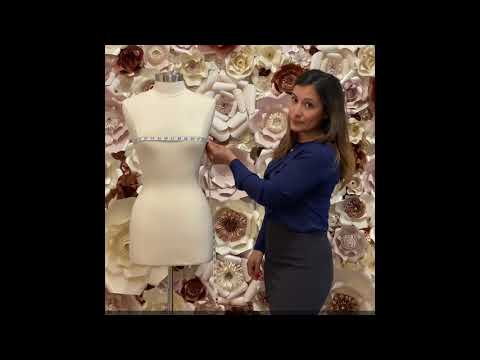 How to measure yourself for a wedding dress