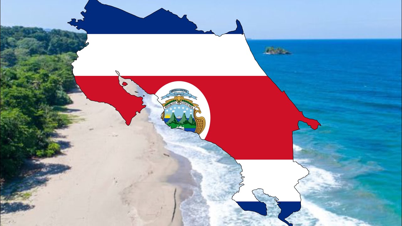 Costa Rica - Flag Map Speedpaint