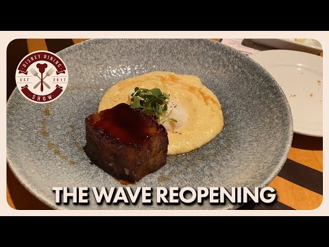 Dinner Review at The Wave | Disney Dining Show | 06/23/20