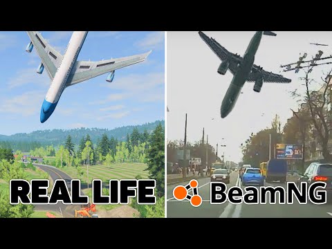 Airplane accidents Based on Real Life Incidents #6 | BeamNG DRIVE