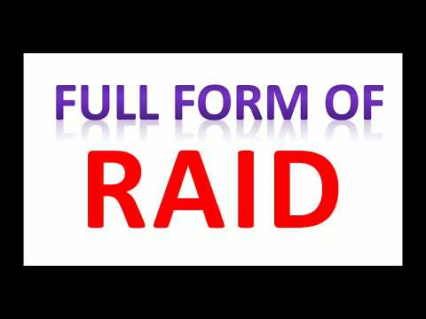 RAID full form, full form of RAID