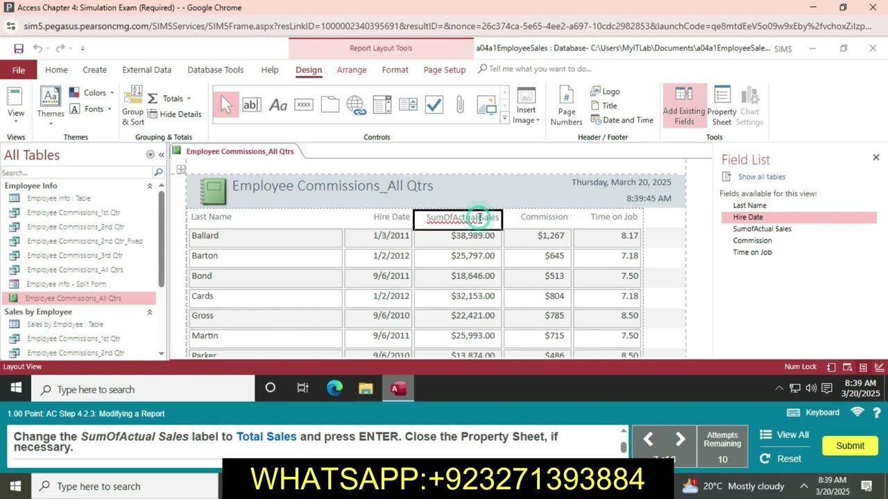 Access Chapter 4 Simulation Exam || Access Chapter 4 Simulation Exam || Chapter 4 Simulation Exam