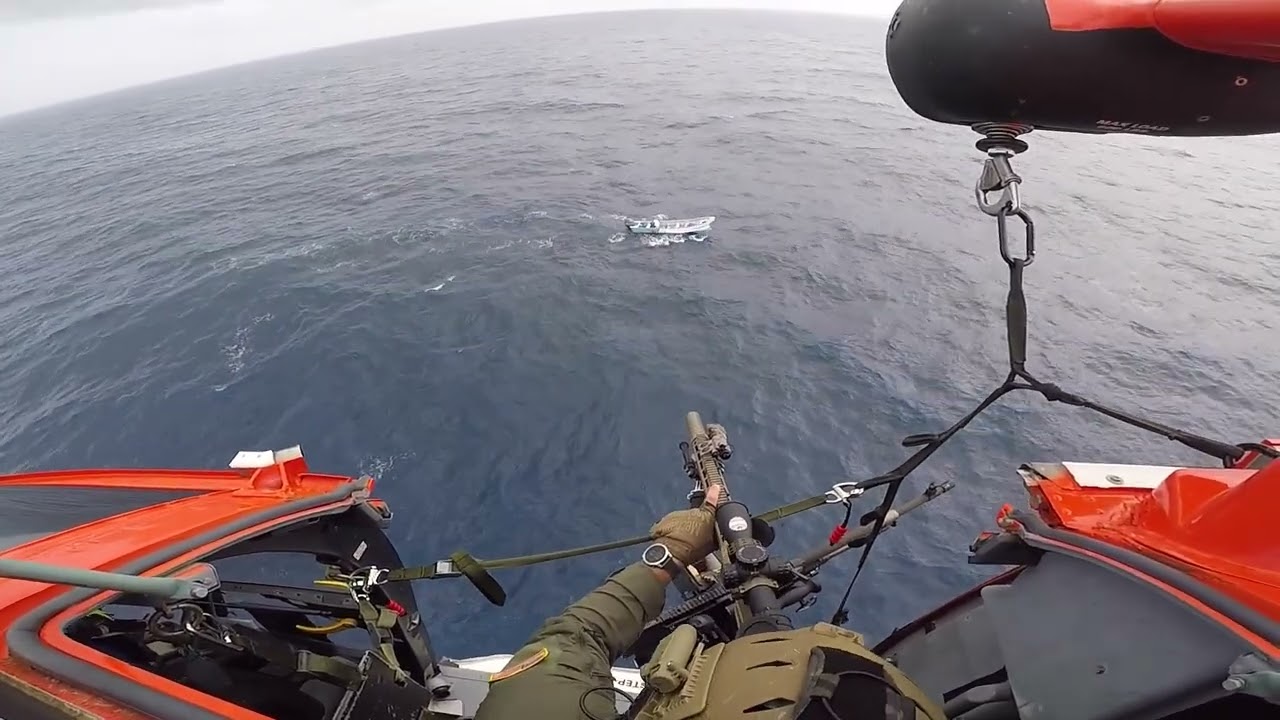 U.S. Coast Guard HITRON Crew Stops Boat with $45.8 Million of Cocaine