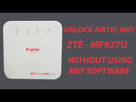 How to unlock Airtel MIFI MF927U without using any software