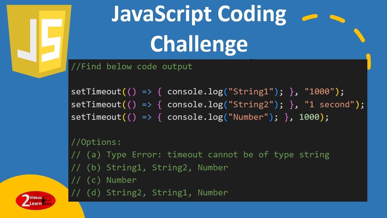 Javascript Coding Challenge - Episode 33