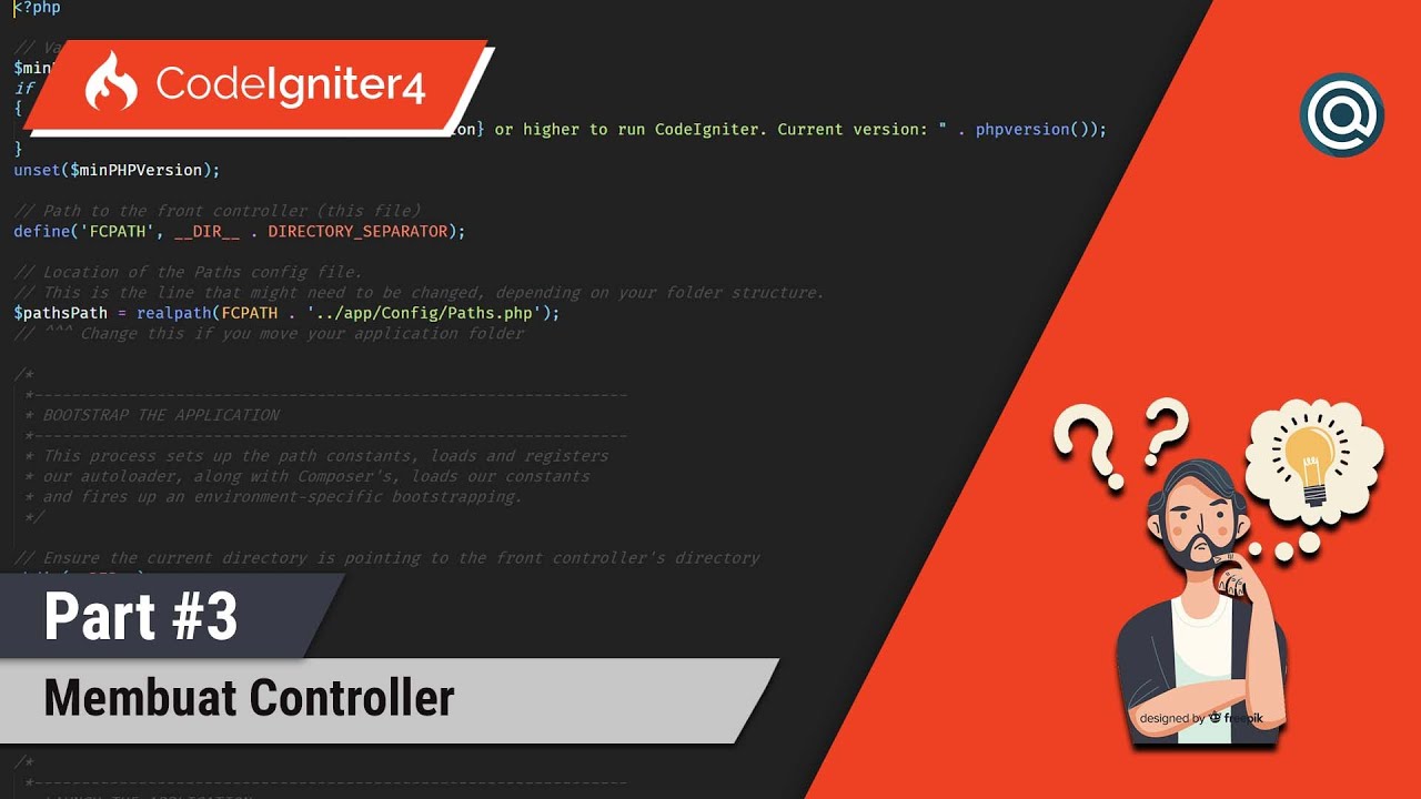 #3 Materi CodeIgniter 4 - Membuat Controller