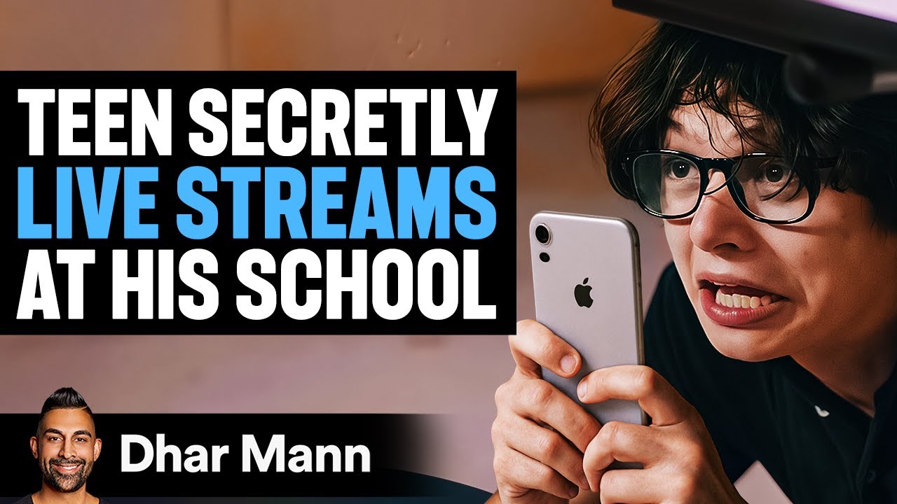 Teen SECRETLY LIVE STREAMS In School | Dhar Mann Studios