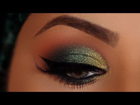INTENSE EMERALD SMOKEY EYES MAKEUP TUTORIAL