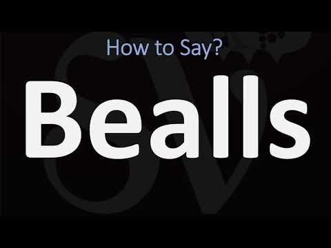 How to Pronounce Bealls? (CORRECTLY)