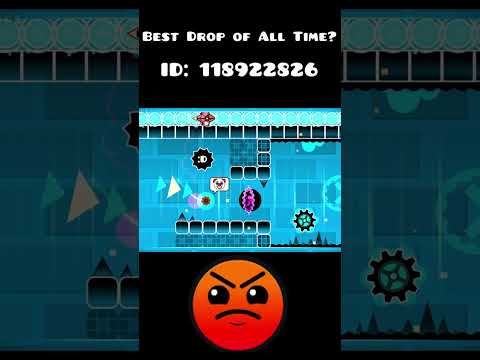 Best Drop of All time in Geometry Dash | #geometrydash #gd #robtop #wow #trendingshorts