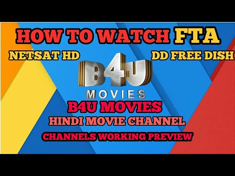 DD FREE DISH B4U MOVIES 93E EP 67 GSAT NETSAT HD