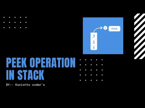Peek Operation | Stack Operations | Data Structure
